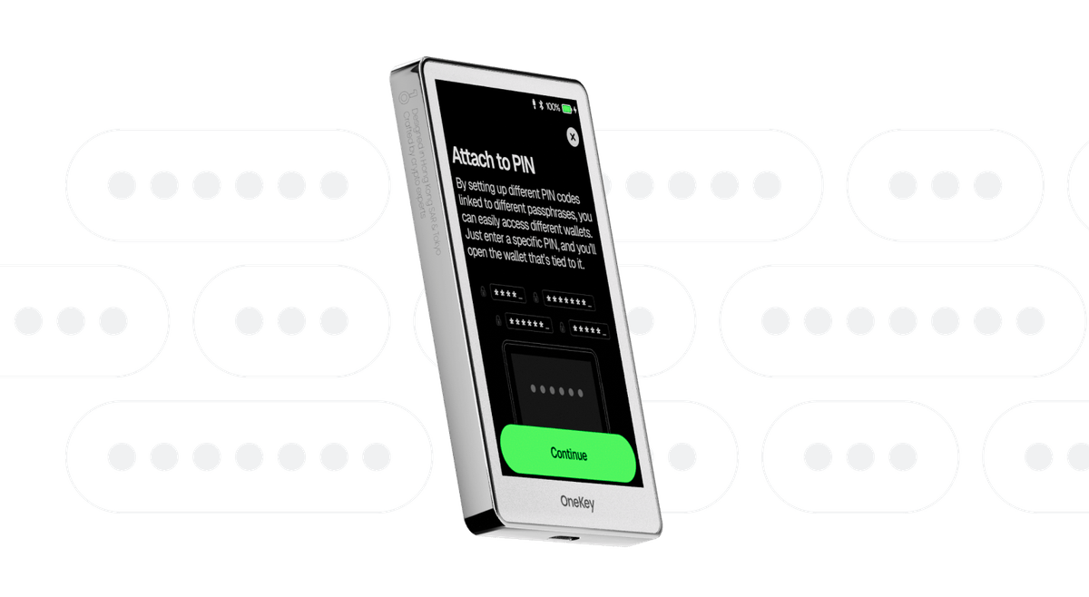 OneKey Pro | Air-Gapped Fingerprint Cold Wallet
